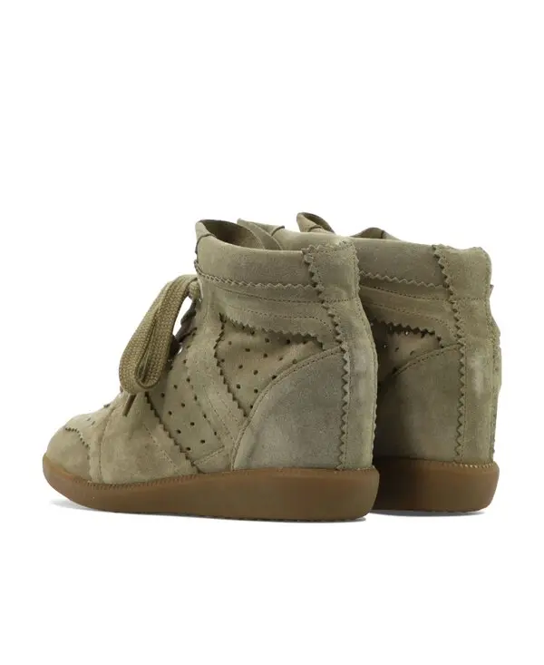 Isabel Marant Étoile Bobby Lace-up Wedge Sneakers