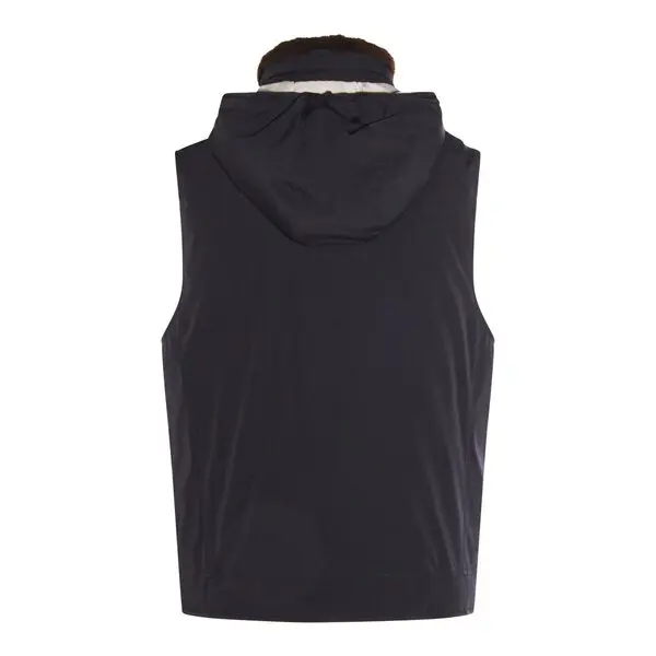 Brunello Cucinelli Hooded Zip-up Vest