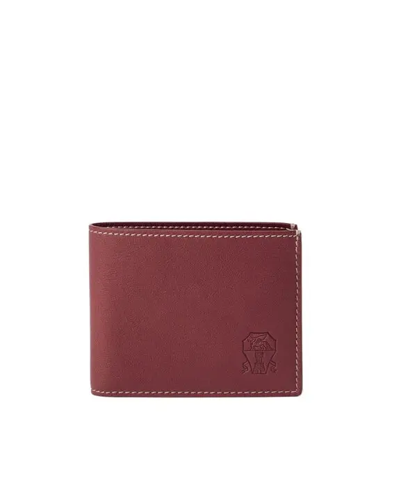 Brunello Cucinelli Logo Detailed Bi-fold Card Holder
