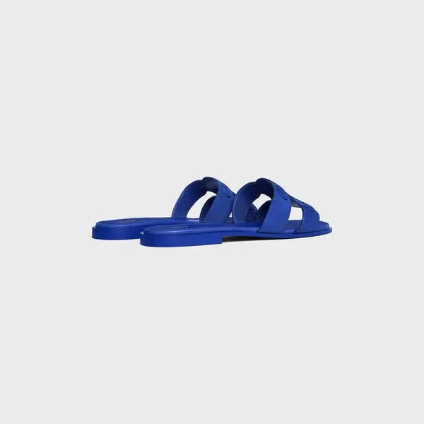Celine Marina Triomphe Mule In Suede Calfskin