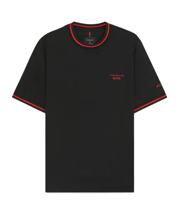 Hugo Boss X Porsche Contrast-trim T-shirt