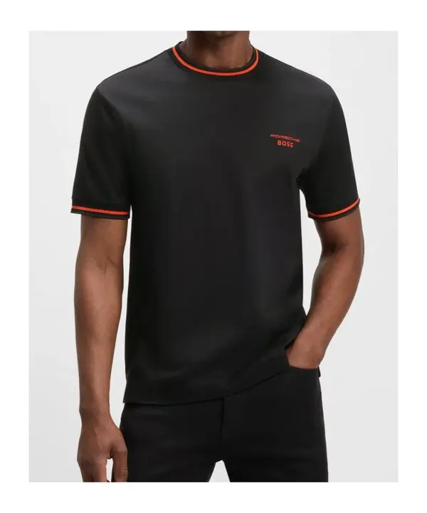 Hugo Boss X Porsche Contrast-trim T-shirt