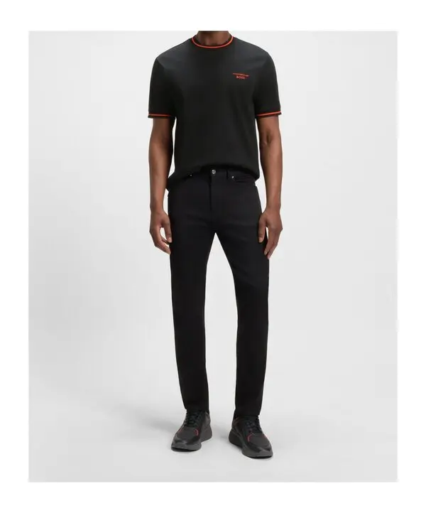 Hugo Boss X Porsche Contrast-trim T-shirt