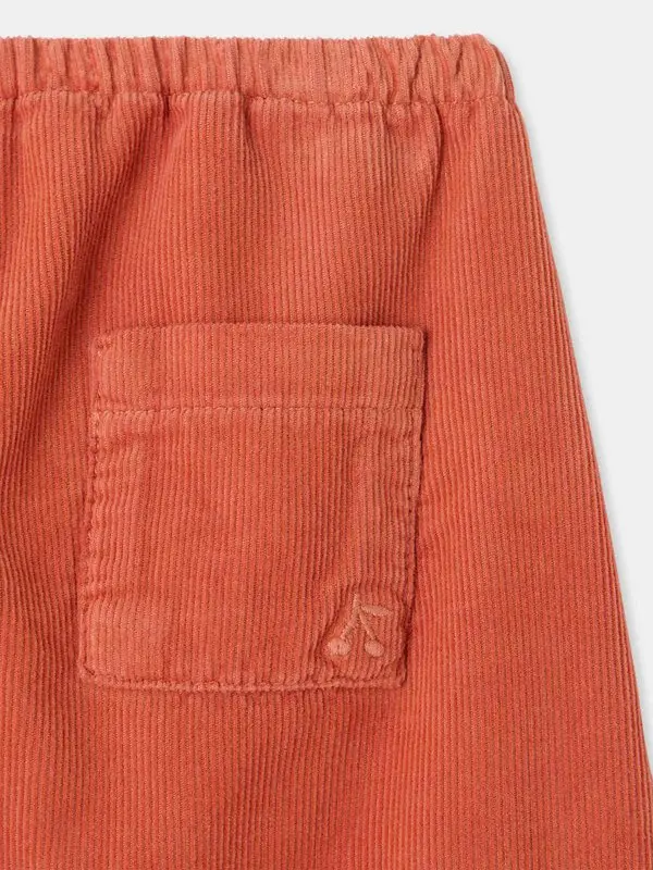 Bonpoint Dandy Pants With Cherry Embroidery