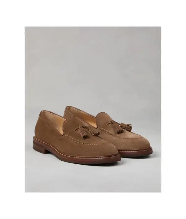 Brunello Cucinelli Tassel Detailed Almond-toe Loafers