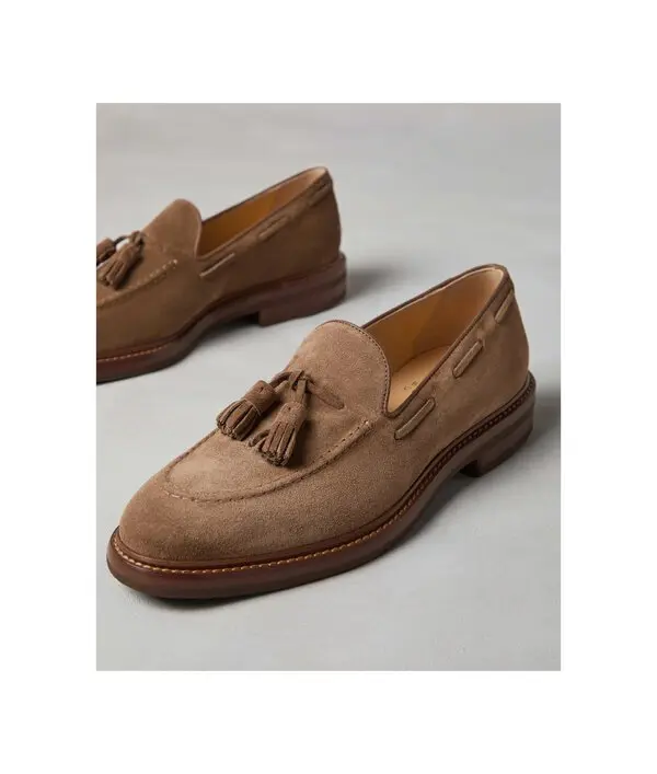 Brunello Cucinelli Tassel Detailed Almond-toe Loafers