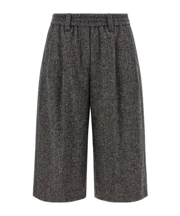 Brunello Cucinelli Pleated Knee-length Shorts