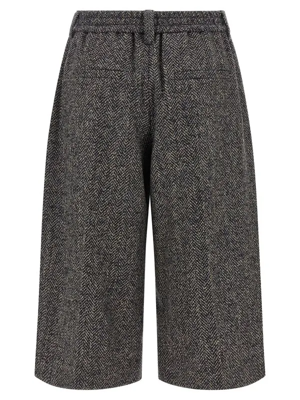 Brunello Cucinelli Pleated Knee-length Shorts