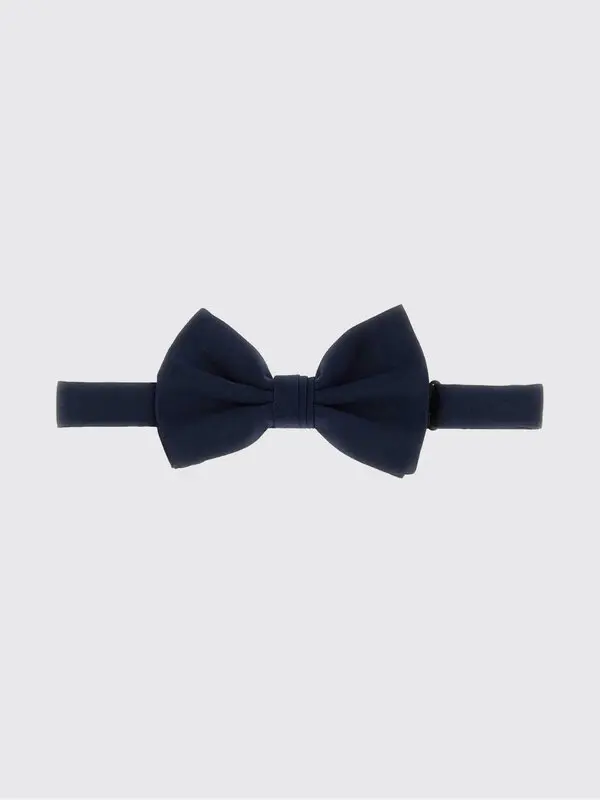 Prada Silk Bow Tie - Blue