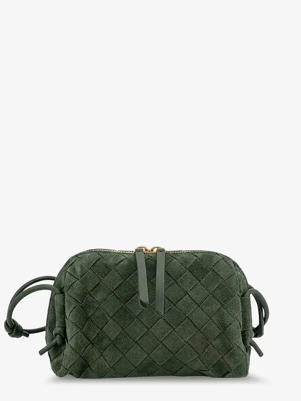 Bottega Veneta Concert Pochette Suede Crossbody Bag - Multicolor