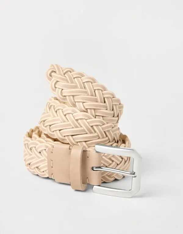 Brunello Cucinelli Braided Two-tone Belt