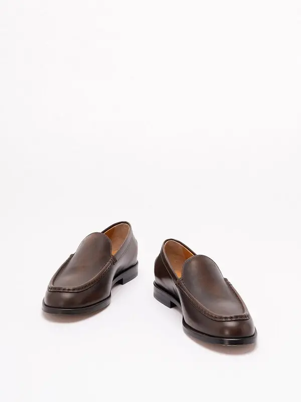 TOD'S Calf Leather Loafers With Stud Detailing - Multicolor