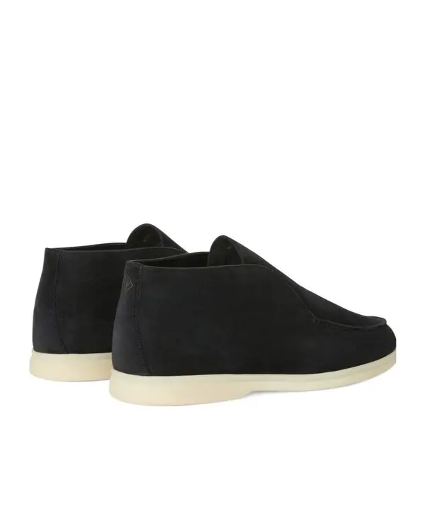Loro Piana Open Walk Ankle Boots - Black