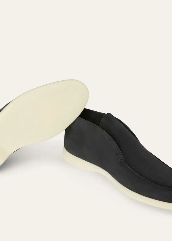 Loro Piana Open Walk Ankle Boots - Black