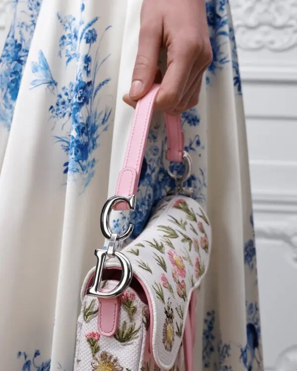 Dior Small Saddle Bag With Strap