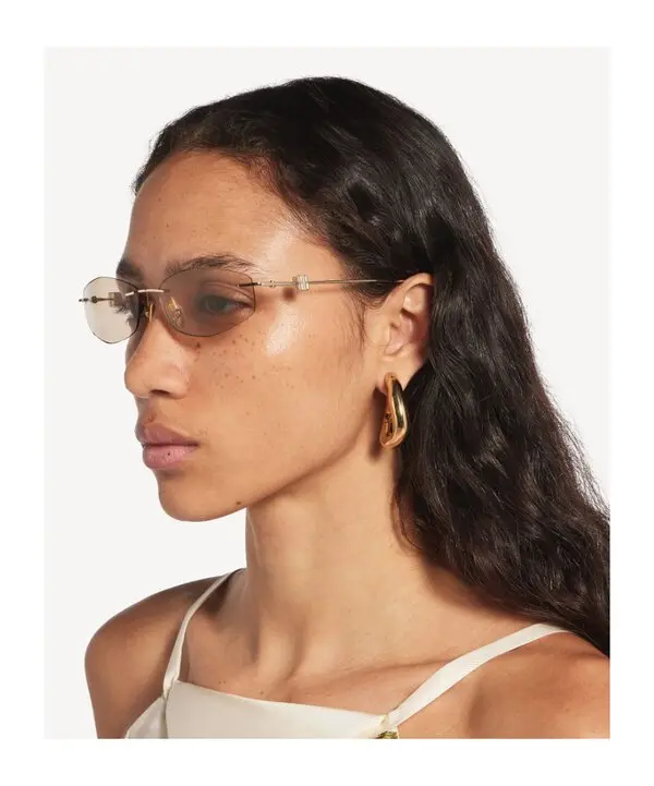 Balenciaga Nano D-frame Sunglasses