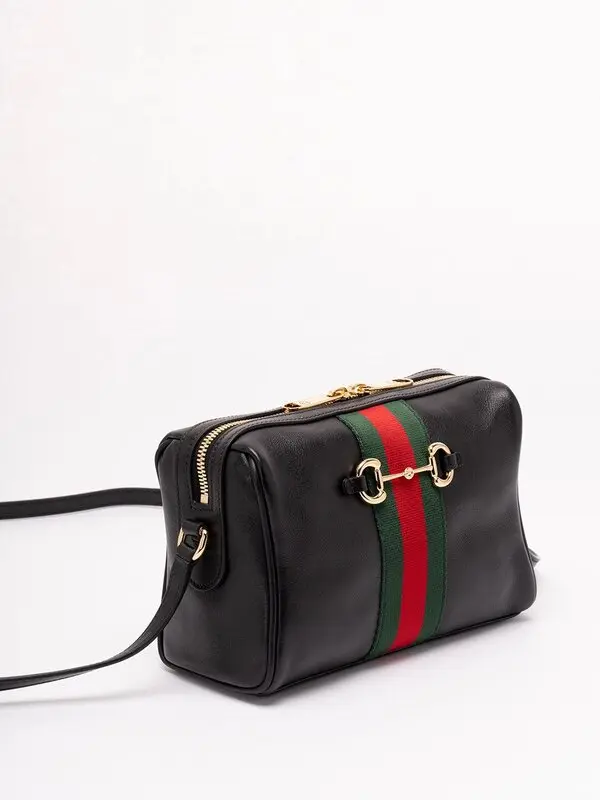 Gucci Horsebit Web Crossbody Bag