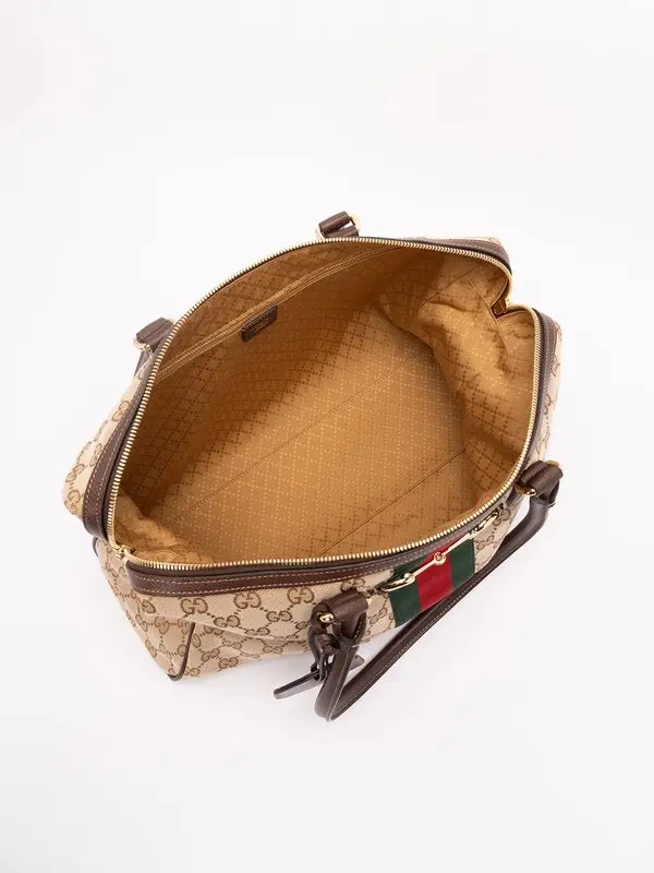 Gucci Horsebit Web`boston Bag