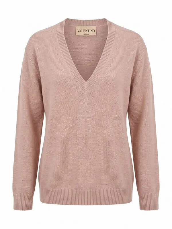 Valentino Garavani Solid Cashmere Sweater