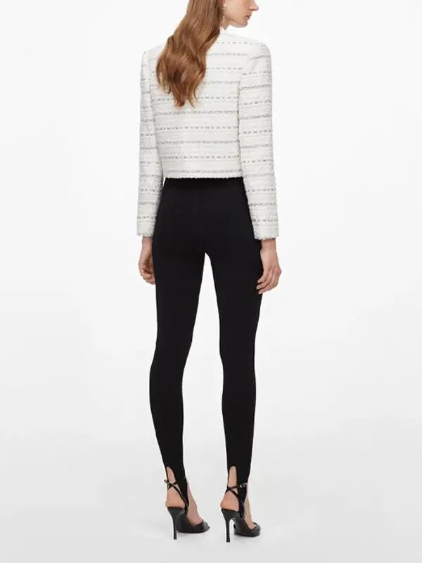 SELF-PORTRAIT Knit Stirrup Leggings