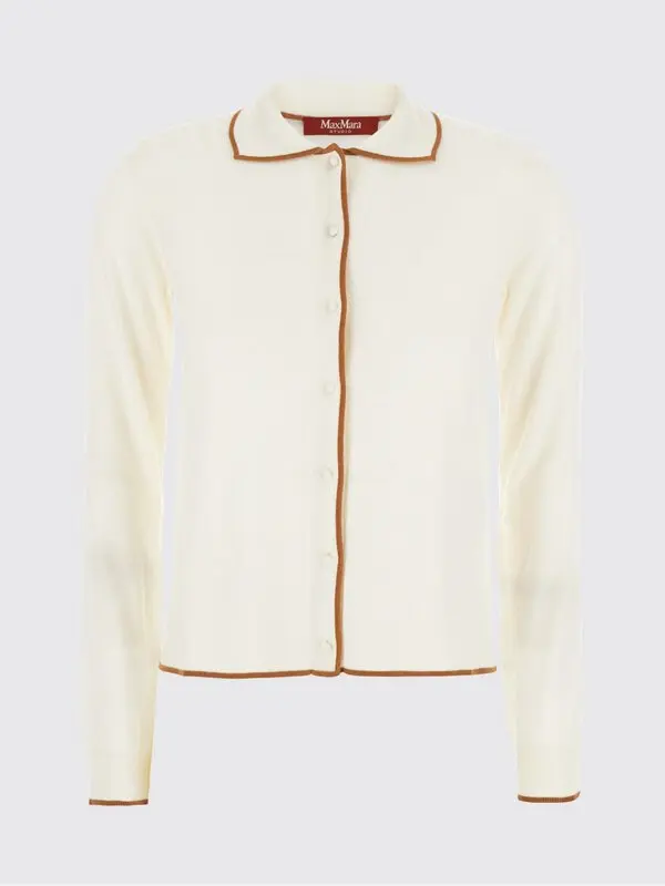 Max Mara Silk And Wool Blend Sweater - White