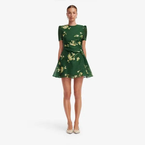LEO LIN Elyse Short Sleeve Mini Dress