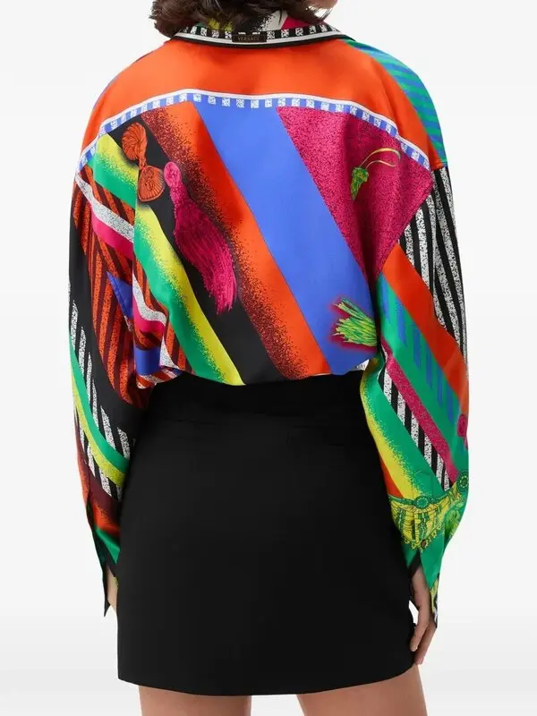 Versace Silk Twill Print Shirt