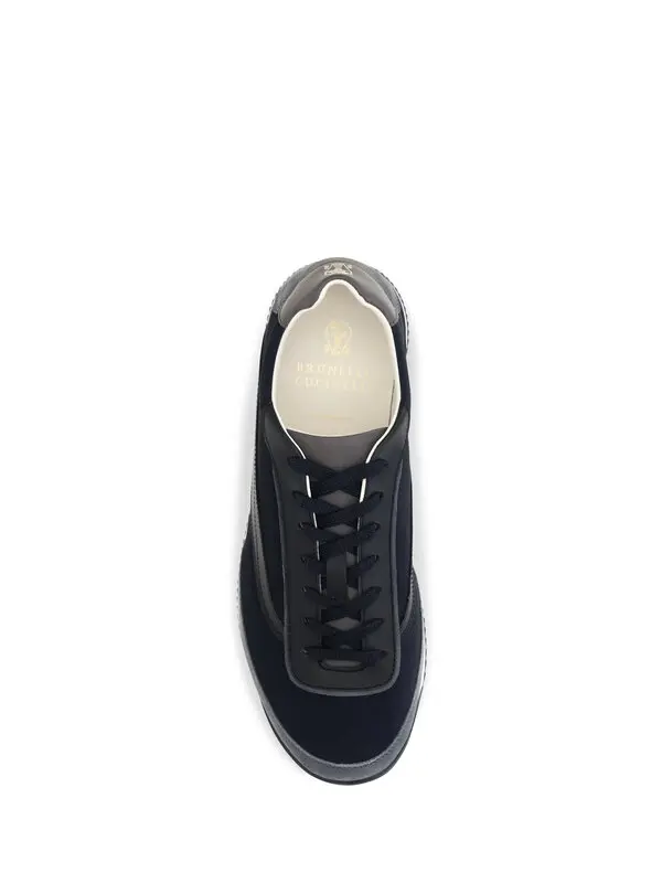 Brunello Cucinelli Lace-up Suede Sneakers