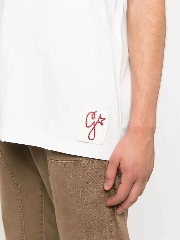 GOLDEN GOOSE T-shirt Distressed Cotton