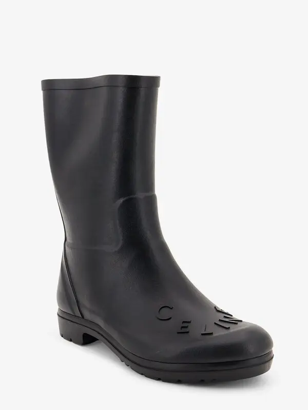Celine Rubber Garden Boots - Black