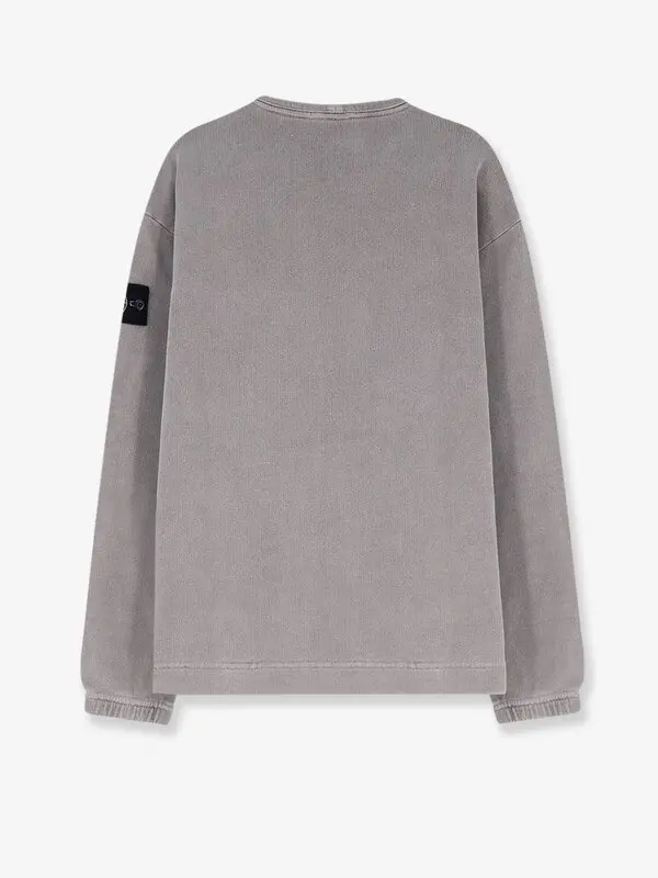 Stone Island Cotton Sweatshirt With Logo