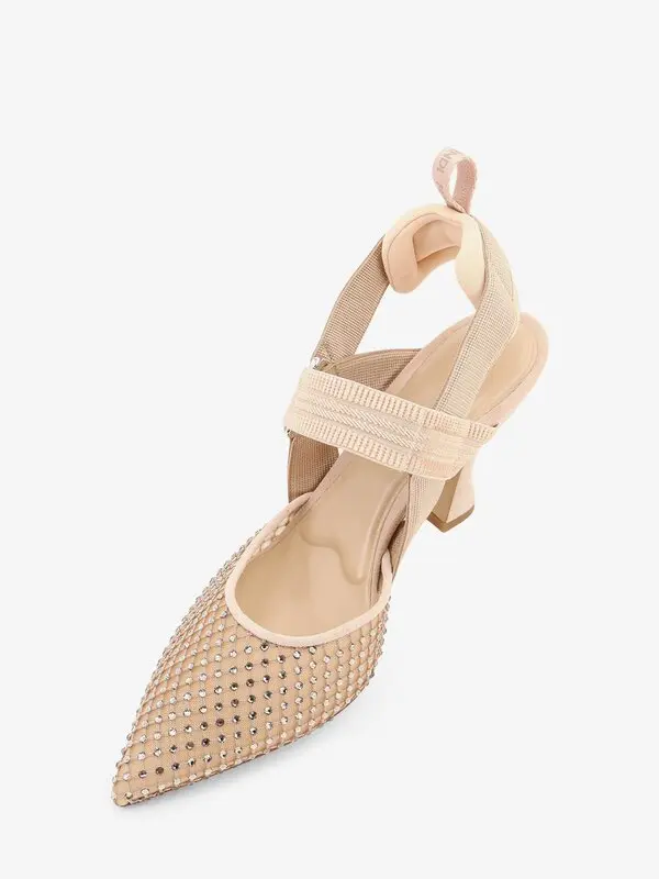 Fendi Colibrã¬ Pumps In Mesh And Suede
