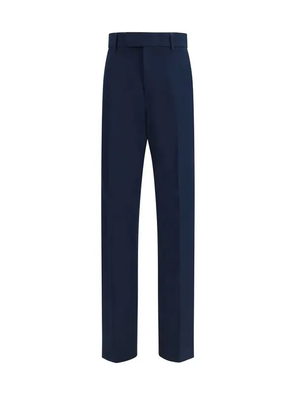FERRAGAMO Cotton And Cashmere Chinos Pants