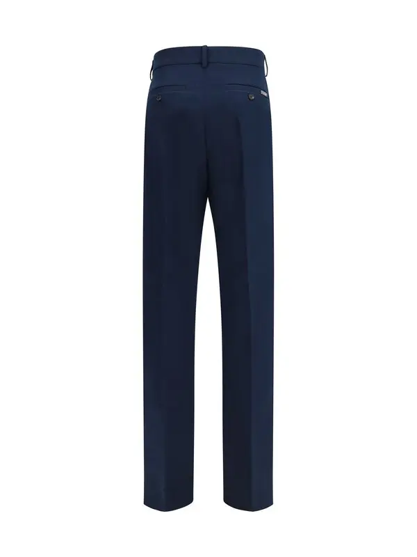 FERRAGAMO Cotton And Cashmere Chinos Pants