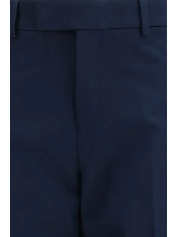 FERRAGAMO Cotton And Cashmere Chinos Pants