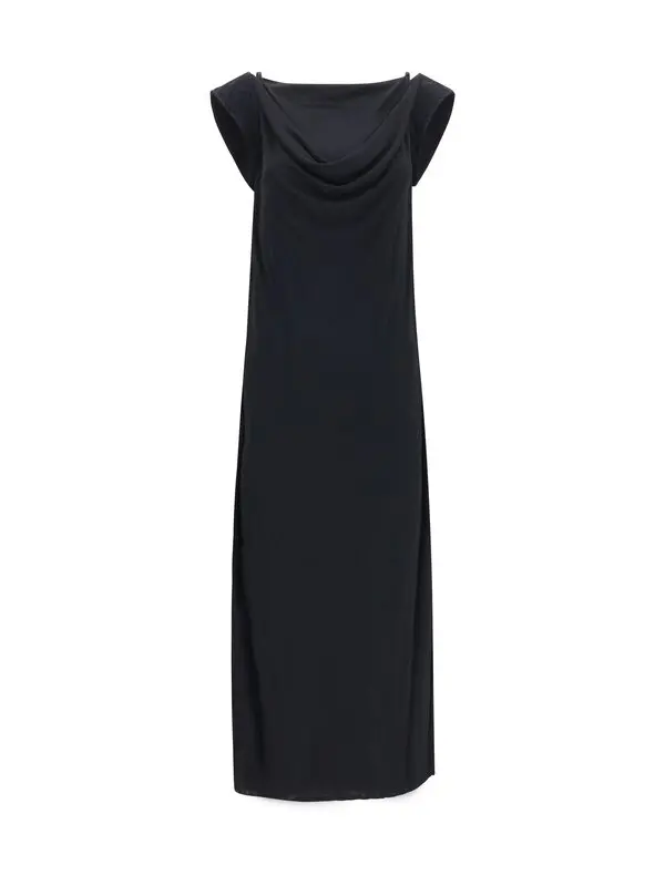 Bottega Veneta Viscose Crêpe Jersey Dress - Black