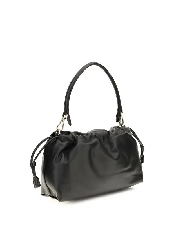 Fendi Baguette Soft Nappa Leather Shoulder Bag - Black