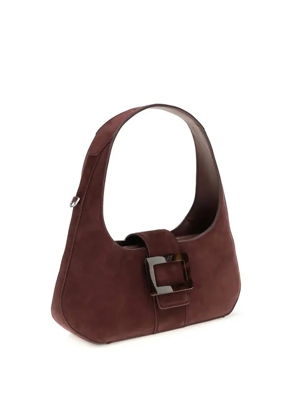 ROGER VIVIER Mini Belle Vivier Turtle Hobo Shoulder Bag