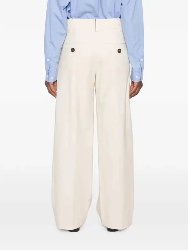 Brunello Cucinelli Cotton Pleated Pants