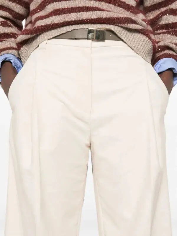 Brunello Cucinelli Cotton Pleated Pants