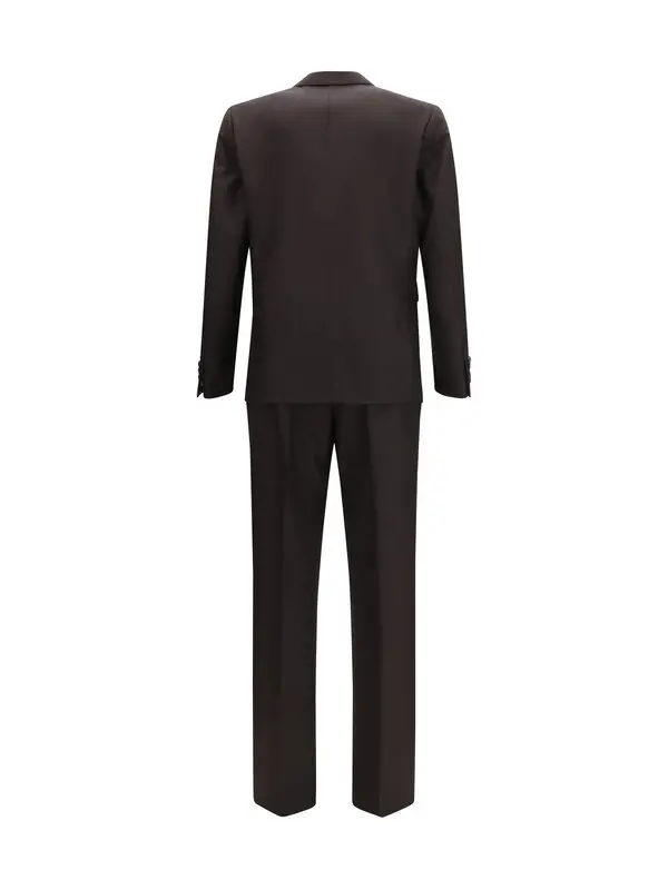 Dries Van Noten Chevron Wool Suit