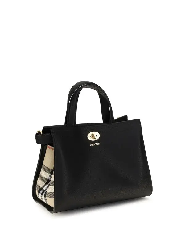 Burberry Mini Cotswolds Check Top Handle Bag