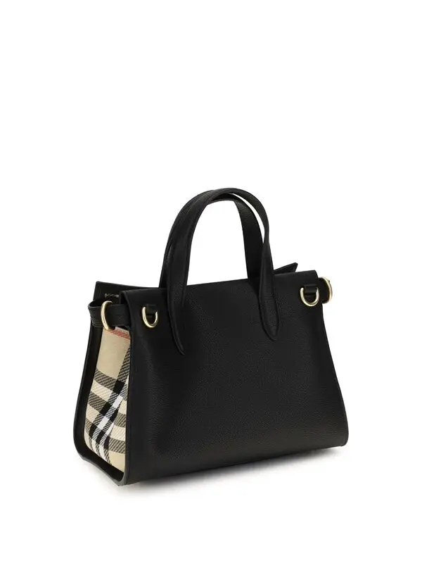 Burberry Mini Cotswolds Check Top Handle Bag