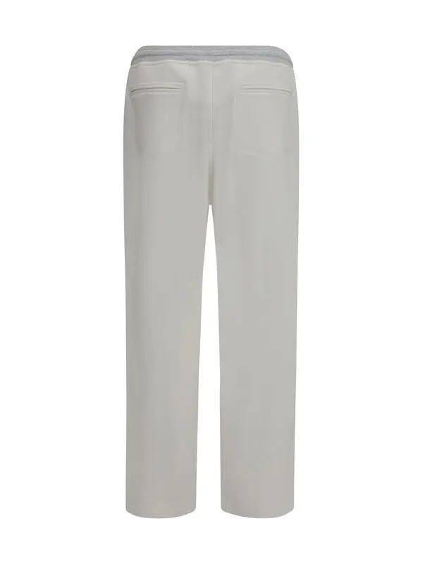 Brunello Cucinelli Cotton Pants With Drawstring Waistband
