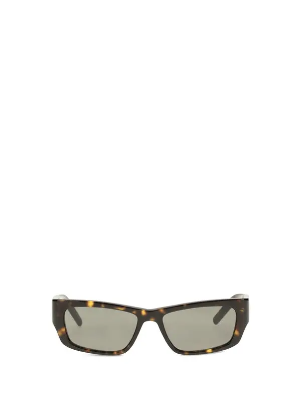 Saint Laurent Tortoiseshell Sunglasses With Side Logo