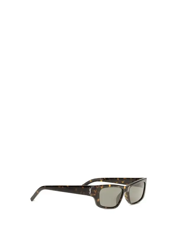 Saint Laurent Tortoiseshell Sunglasses With Side Logo