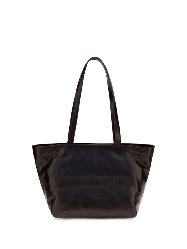 Alexander Wang Medium Punch Leather Tote Bag - Brown