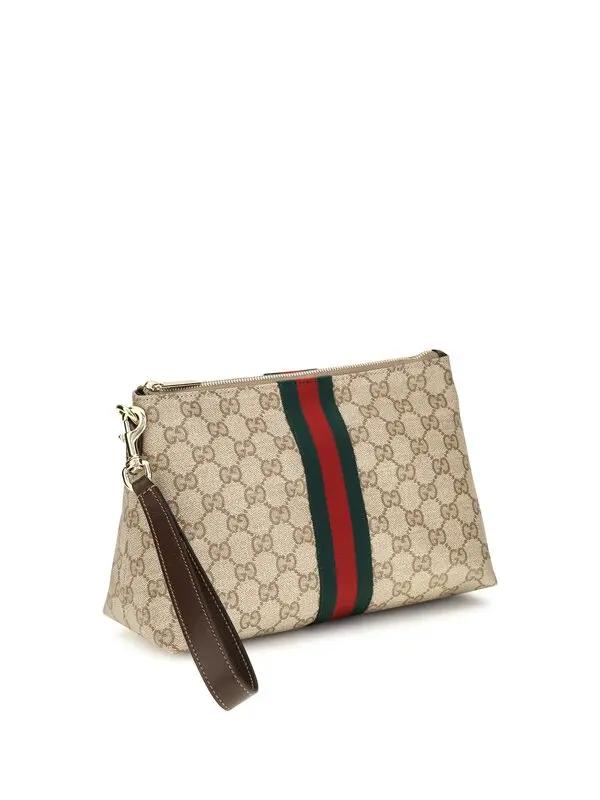 Gucci Small Gg Web Pouch