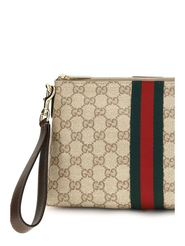 Gucci Small Gg Web Pouch