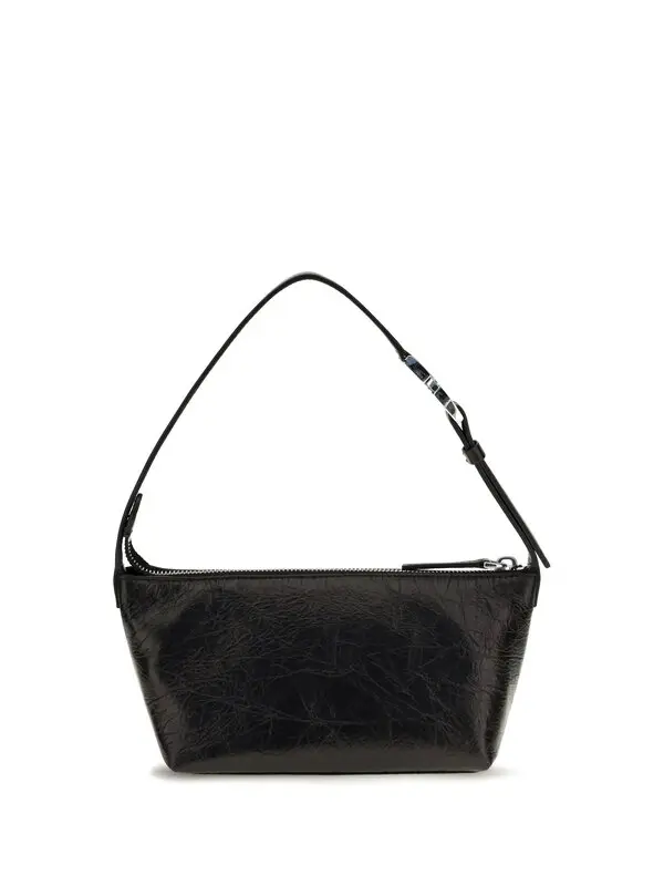Fendi Small Vanity Leather Pouch - Black